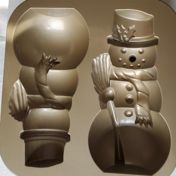 Nordic Ware | Kitchen | Nordic Ware Snowman Cake Pan | Poshmark